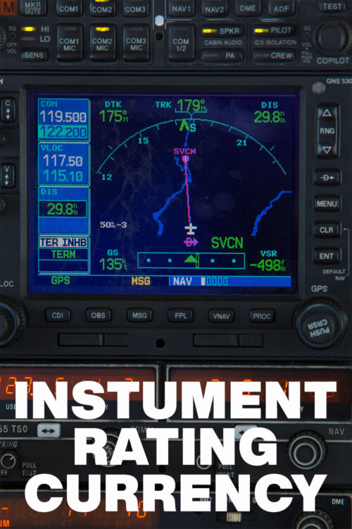 Instrument Rating Currency Requirements - Compass Flight